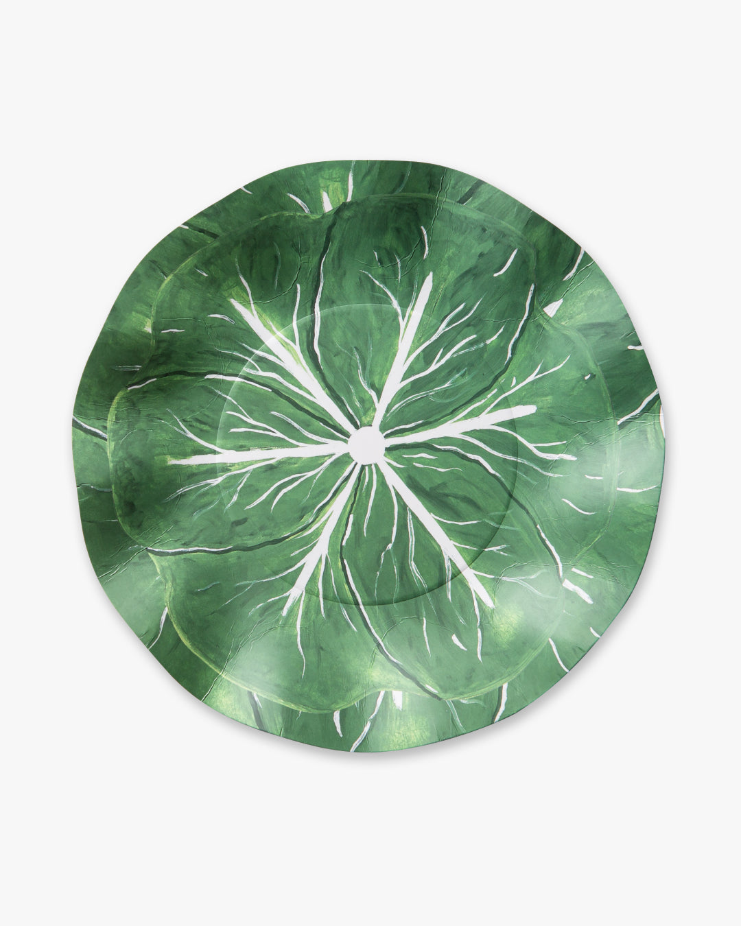 Classic Cabbage Dinner Plate Set - Kelly Green – TABLE TWO STUDIO