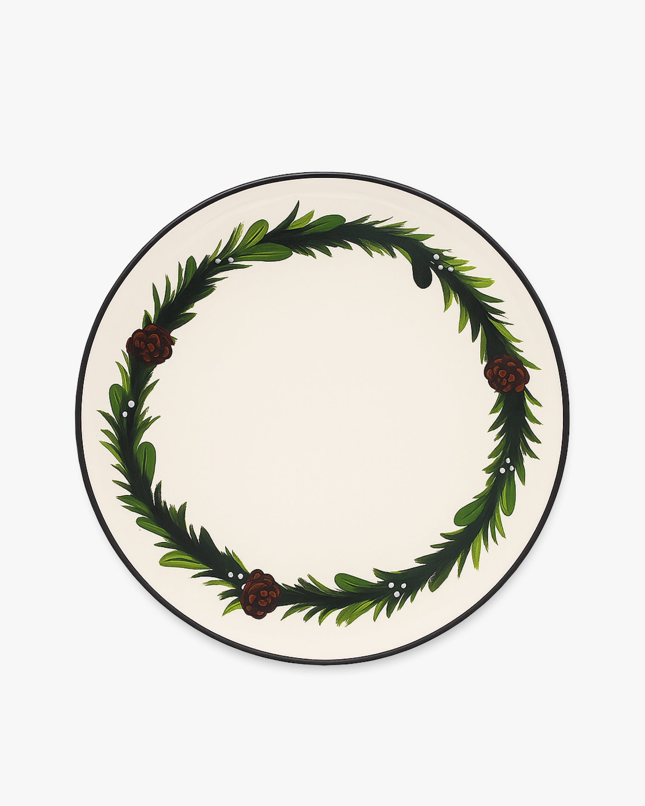 Winter Laurel Dinner Plate Set - Spruce – TABLE TWO STUDIO